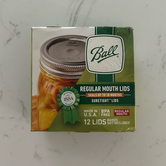 Ball | Kitchen | 4 Boxes Of Ball Regular Mouth Lids 2 Count Per Box ...